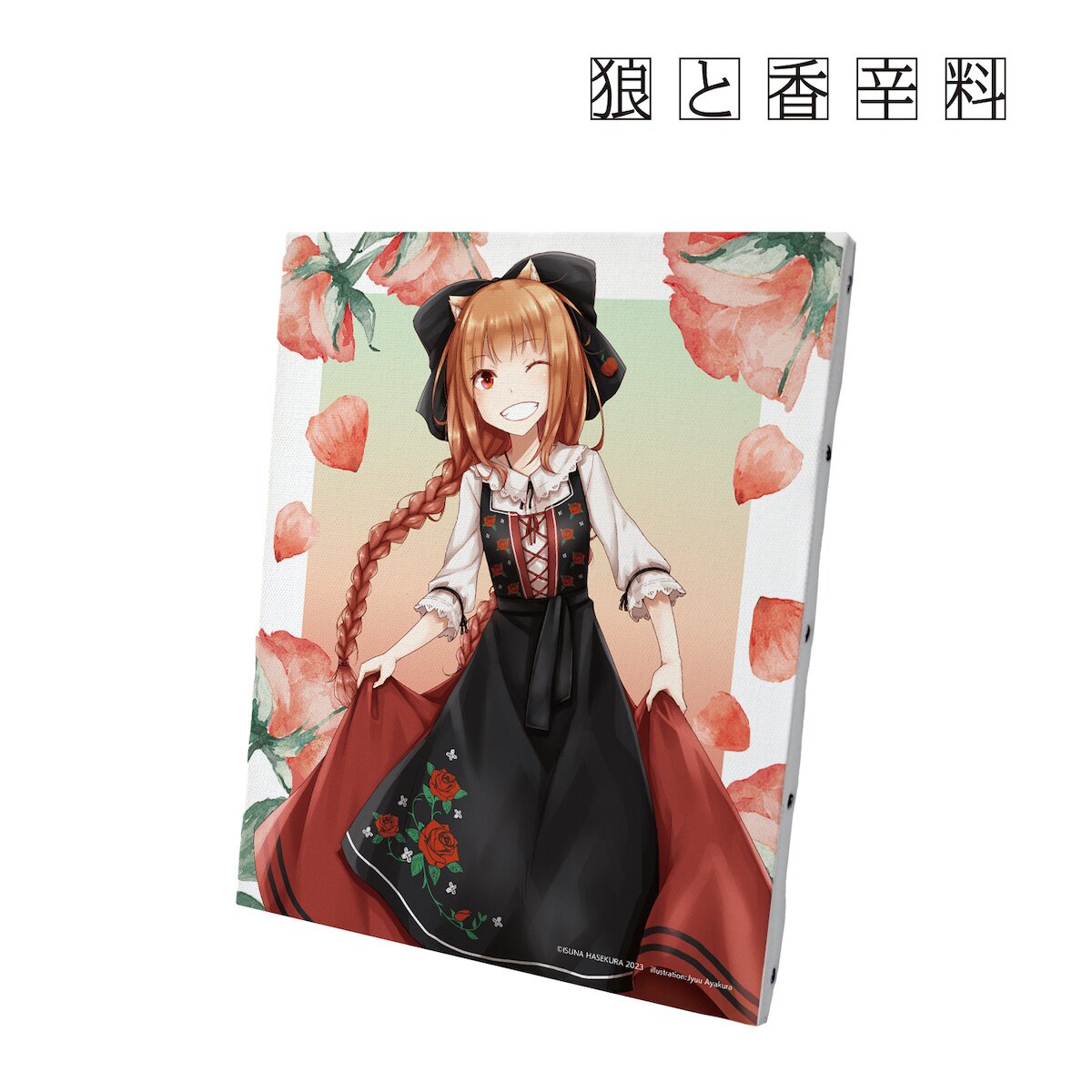 Spice and Wolf Jyuu Ayakura Illustration Holo Canvas Board Collection ...