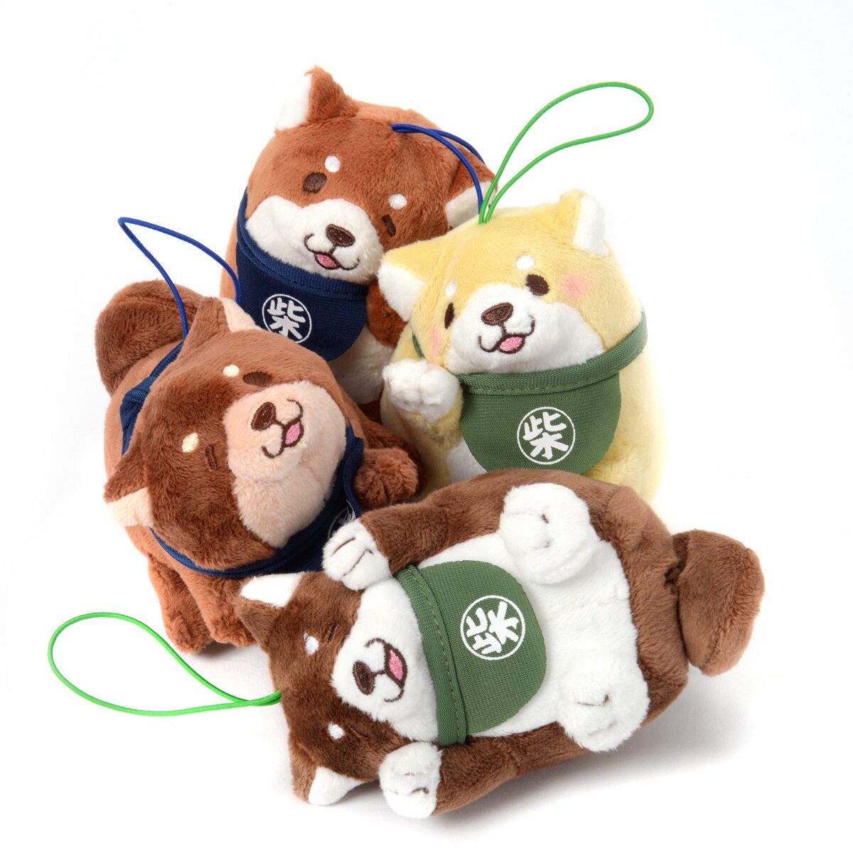 Chuken Mochi Shiba Friends Mascot Pair Plush Collection - Tokyo Otaku ...