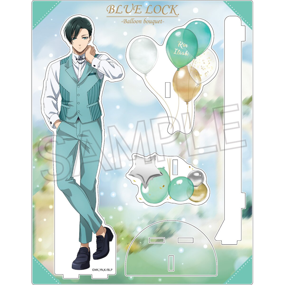 Blue Lock Acrylic Stand Balloon Bouquet Rin Itoshi - Tokyo Otaku Mode (TOM)