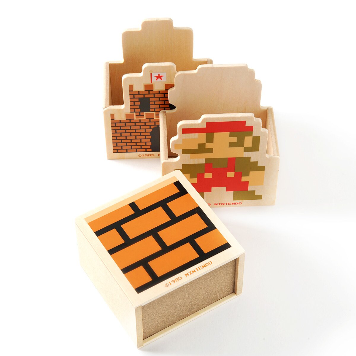 Super Mario Wooden Containers - Tokyo Otaku Mode (TOM)