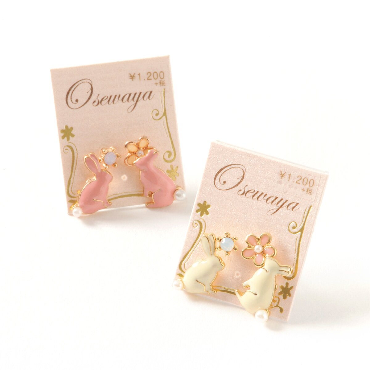 Osewaya Charming Rabbit Earrings: Osewaya - Tokyo Otaku Mode (TOM)