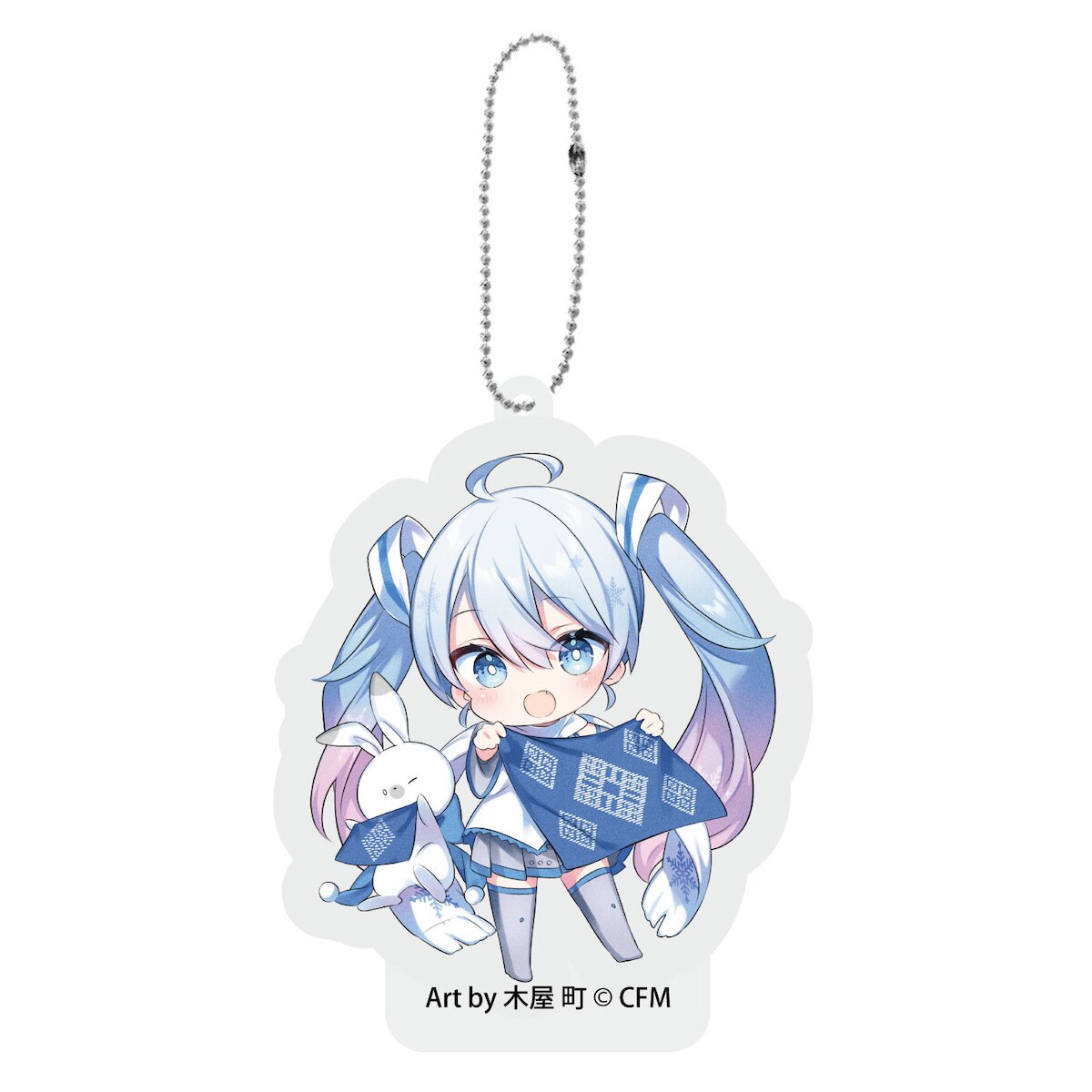 Snow Miku x Hirohako Fluffy Felt Keychain Collection - Tokyo Otaku Mode ...