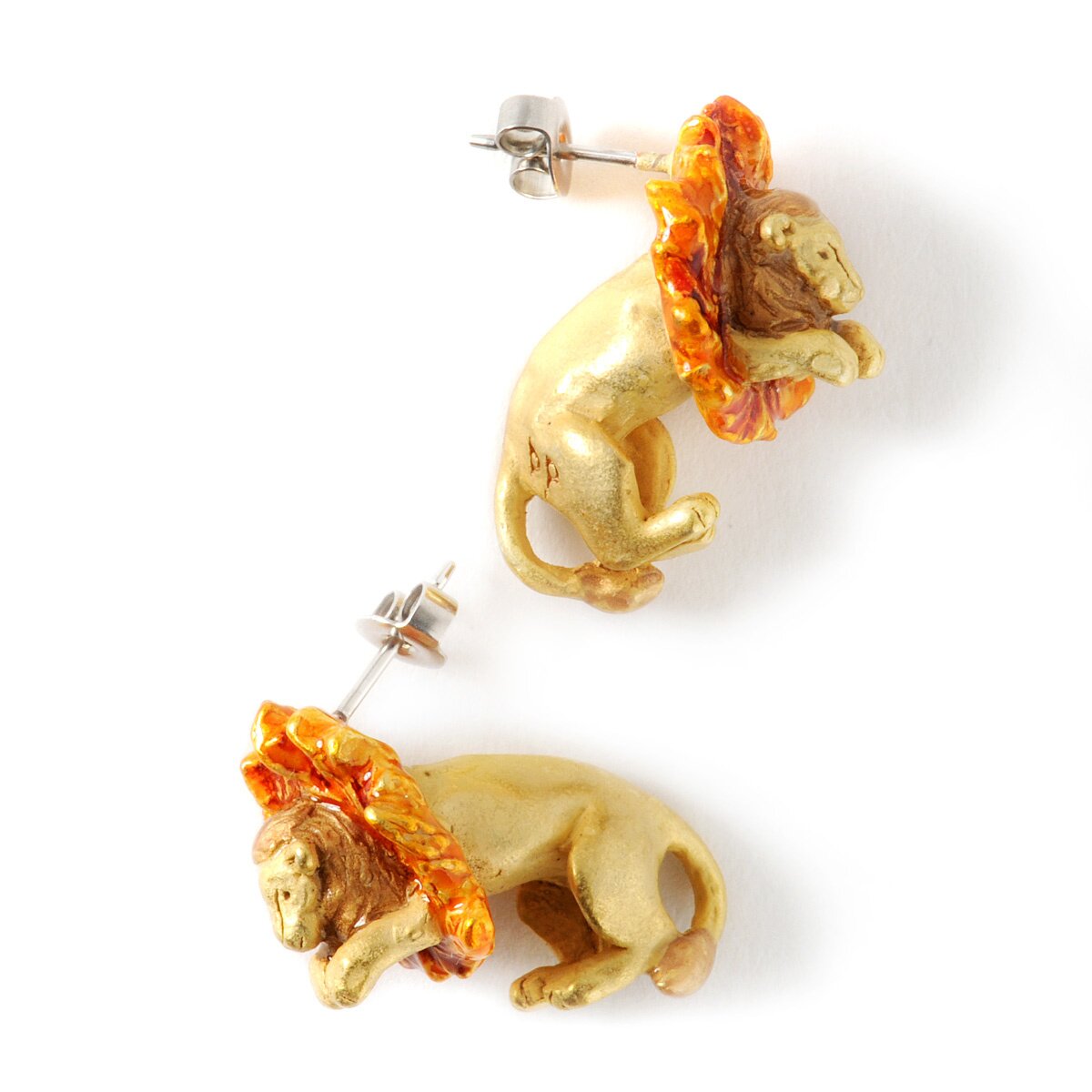 Palnart Poc Lion Earrings: Palnart Poc - Tokyo Otaku Mode (TOM)