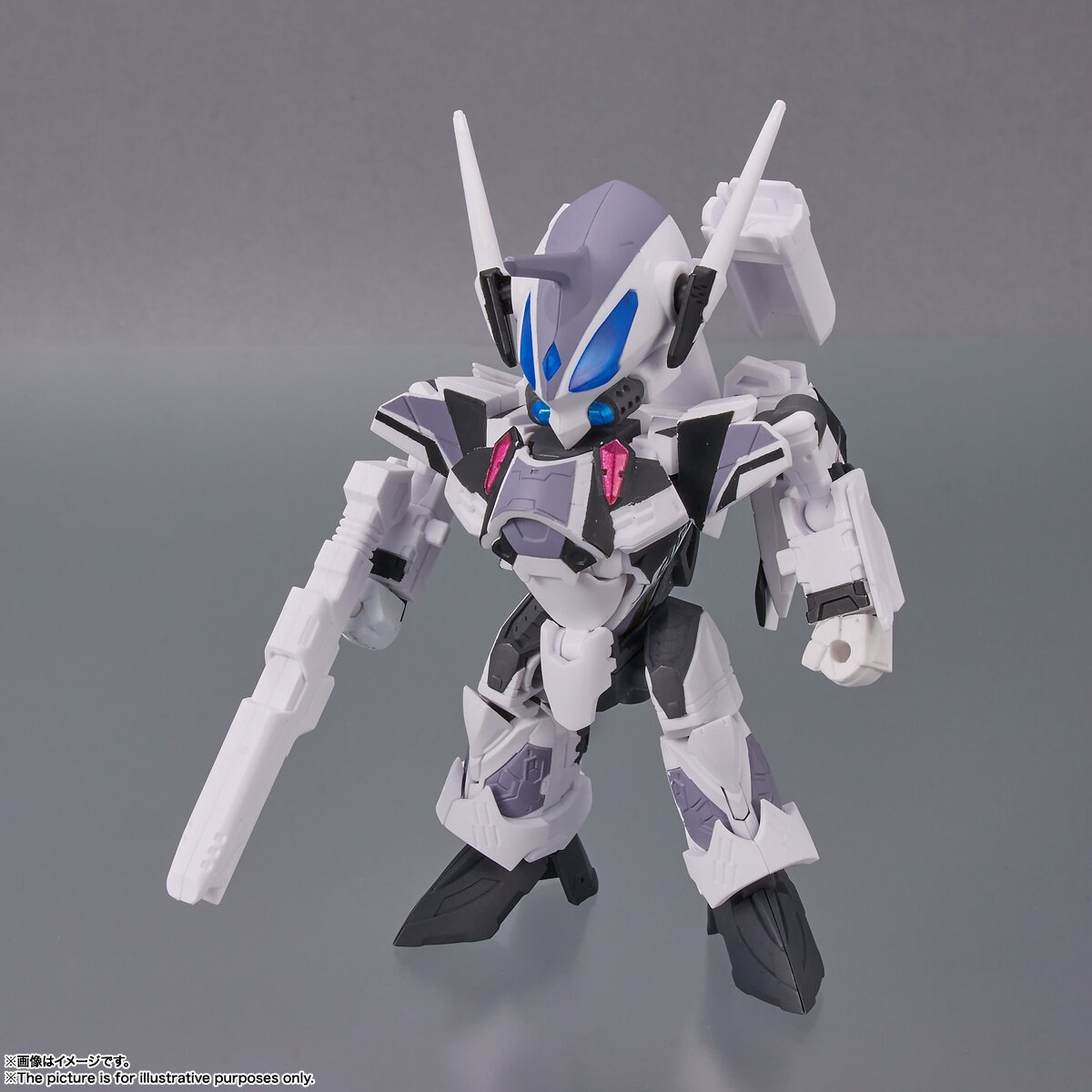Tiny Session Macross Delta VF-31F Siegfried (Messer Ihlefeld Use) w/ Kaname Buccaneer: Bandai ...