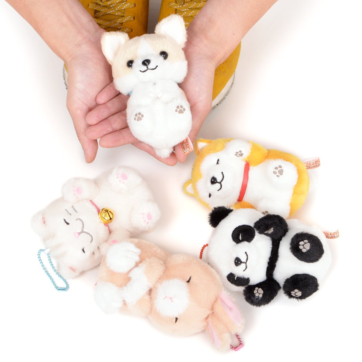 Dokodemo Nekkorogari Tai Animal Plush Collection (Ball Chain): Amuse ...