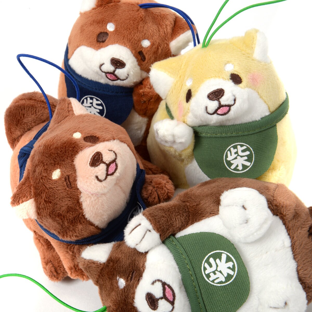 Chuken Mochi Shiba Friends Mascot Pair Plush Collection - Tokyo Otaku ...