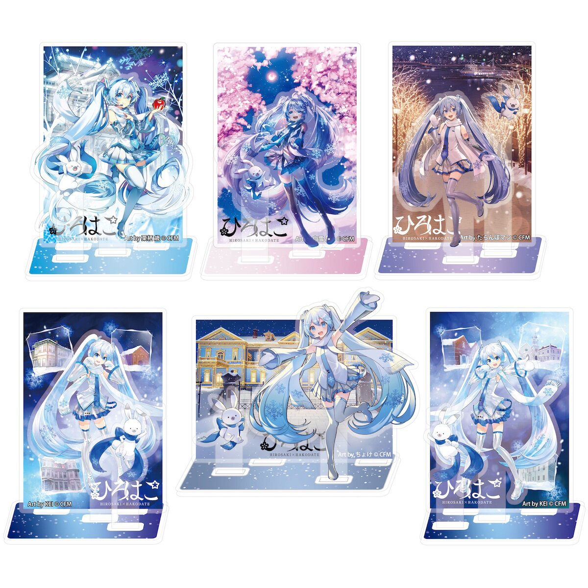 Snow Miku x Hirohako Acrylic Stand Collection - Tokyo Otaku Mode (TOM)
