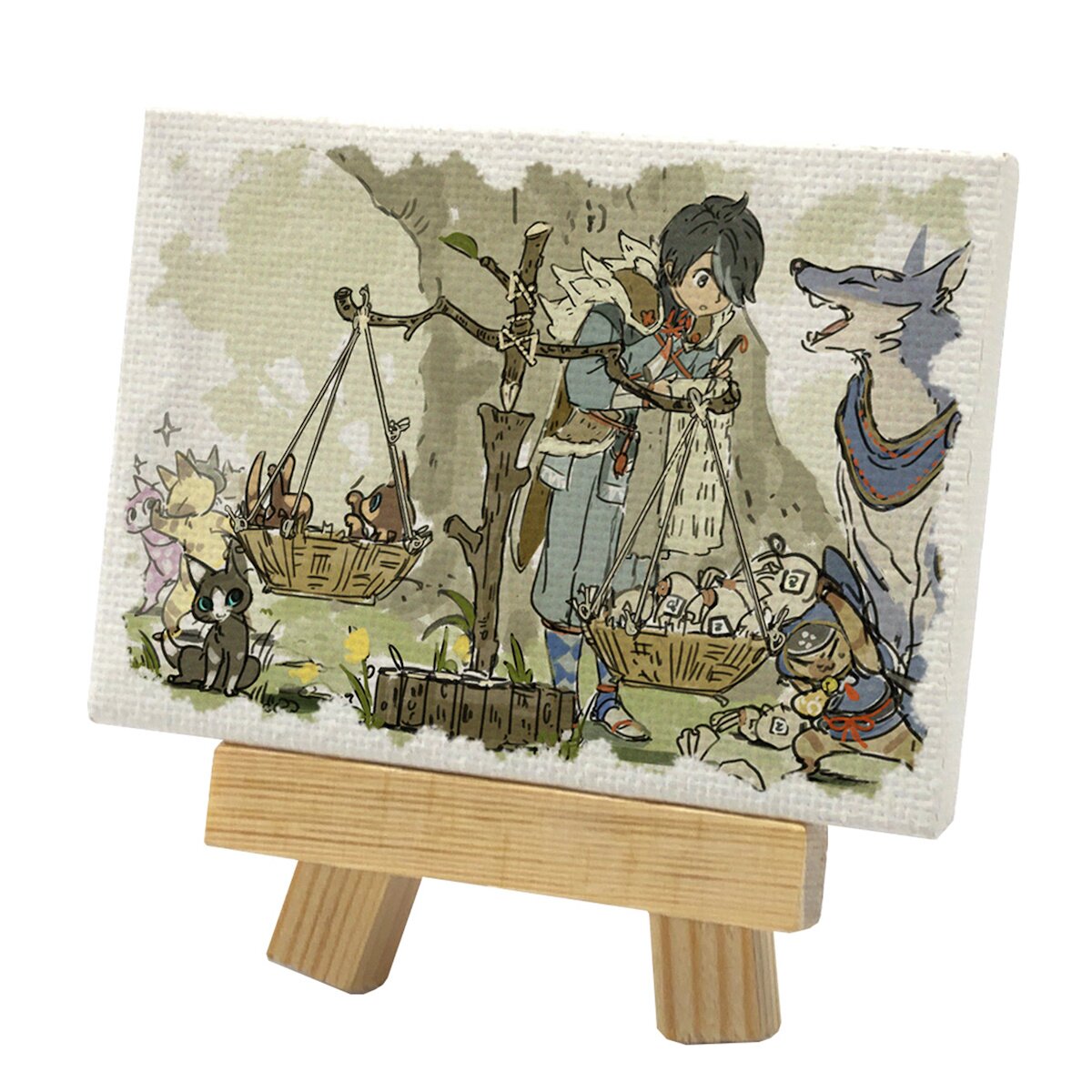 Monster Hunter Rise Mini Canvas Board Collection Box Set: Capcom ...