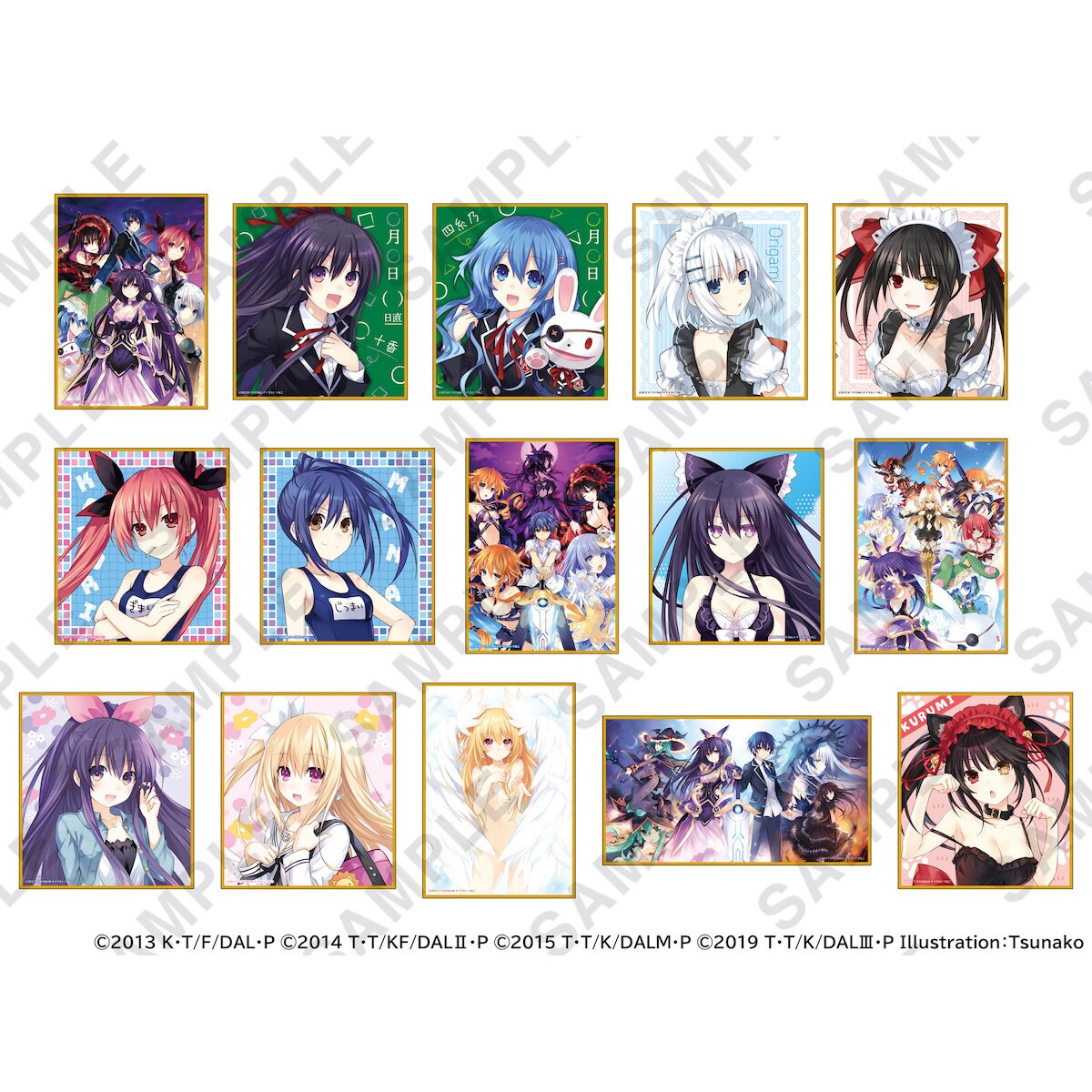 Date A Live Shikishi Set: KADOKAWA - Tokyo Otaku Mode (TOM)