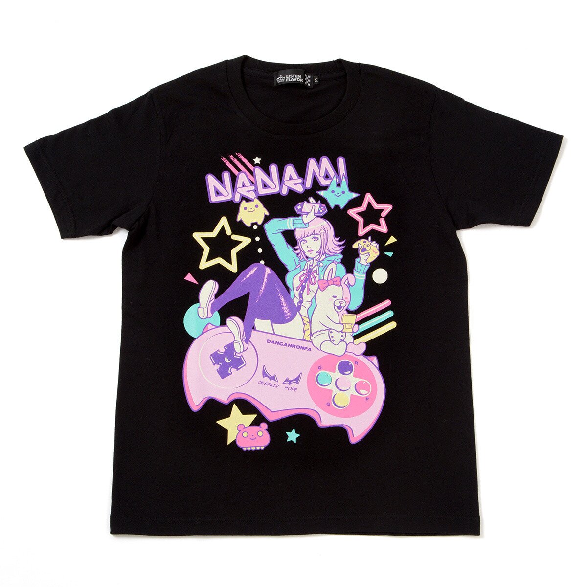 LISTEN FLAVOR Danganronpa Ultimate Gamer Chiaki Nanami & Monomi T-Shirt ...