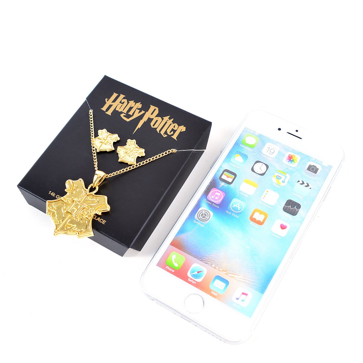 Harry Potter 14K Gold-Plated Boxed Jewelry Set: Bioworld - Tokyo Otaku ...