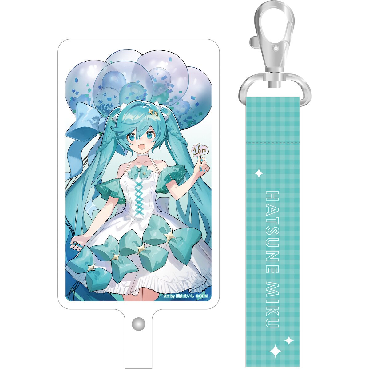 Hatsune Miku 16th Birthday Phone Tab & Strap Set - Tokyo Otaku Mode (TOM)