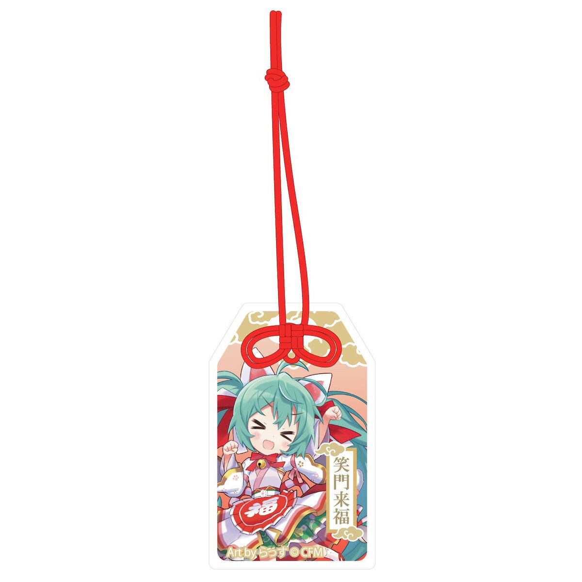 Hatsune Miku x Lucky Cat Good-Luck Charm Style Acrylic Keychain Art by ...