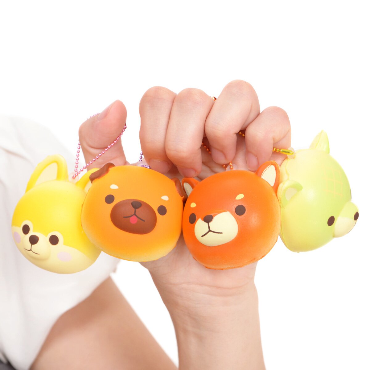 Mameshiba San Kyodai Yakitate Panya-san Fruits Mix Keychain Mascots ...