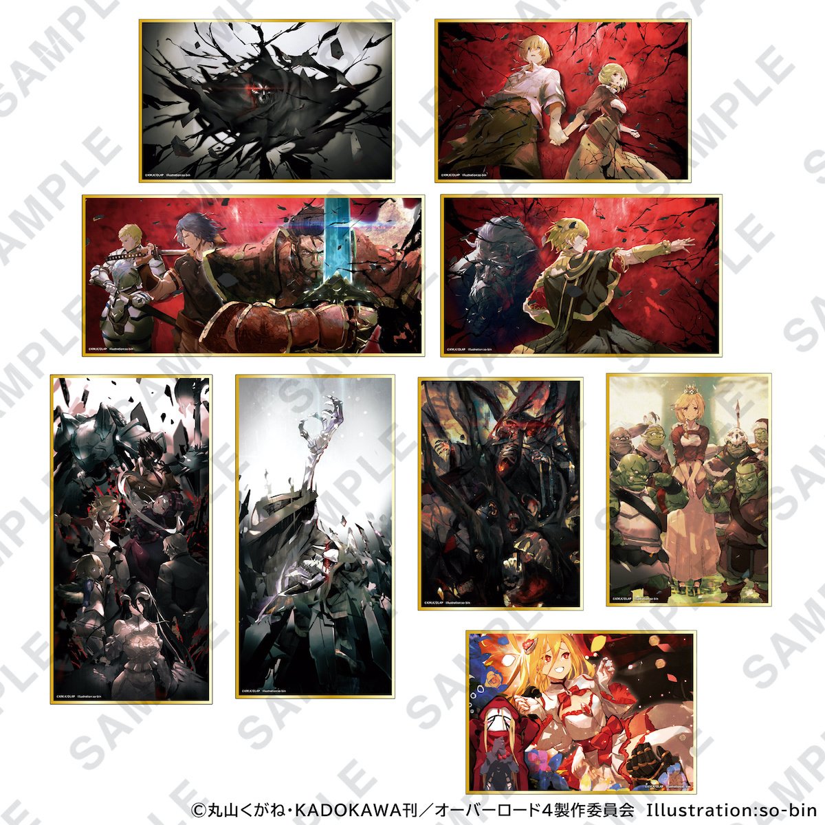Overlord IV Shikishi Set γ - Tokyo Otaku Mode (TOM)