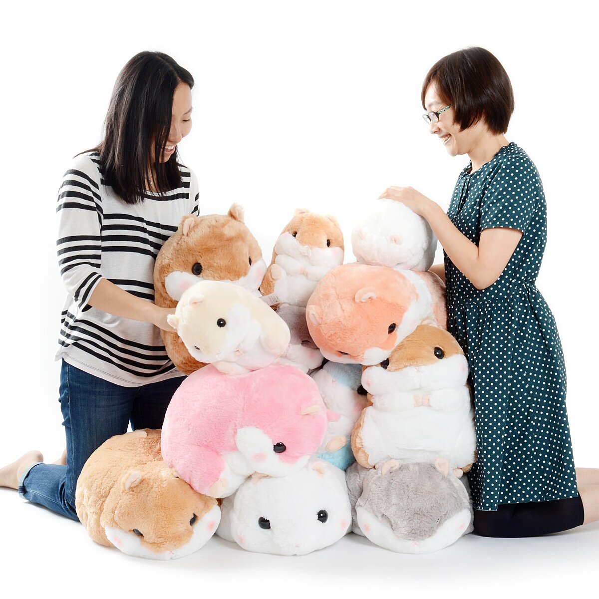 Coroham Coron Hamster Plush Collection: Jumbo & Big Assorted Set of 8 ...