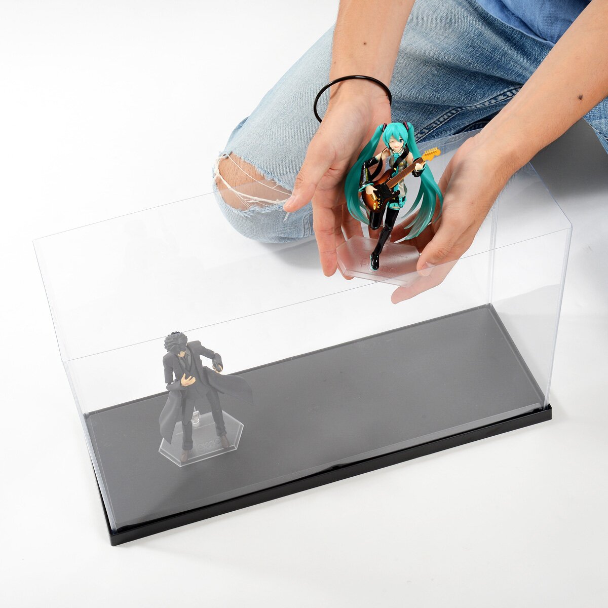 Plastic Model Display Case Rectangular Black - Tokyo Otaku Mode (TOM)