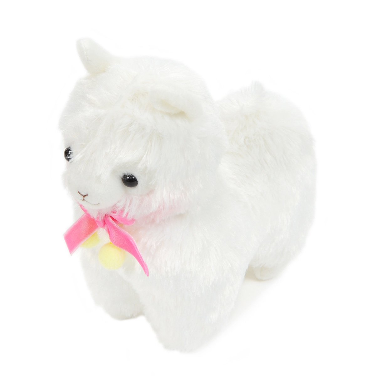 Alpacasso Pompom Velvet Ribbon Alpaca Plush Collection (Standard ...