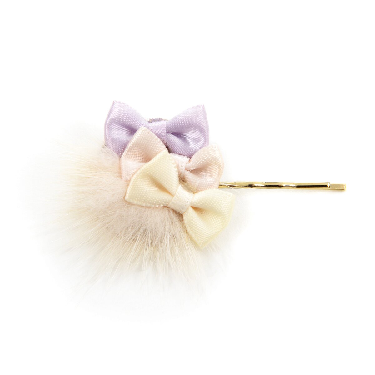 Le cocone Fur Ribbon Hair Pin - Tokyo Otaku Mode (TOM)