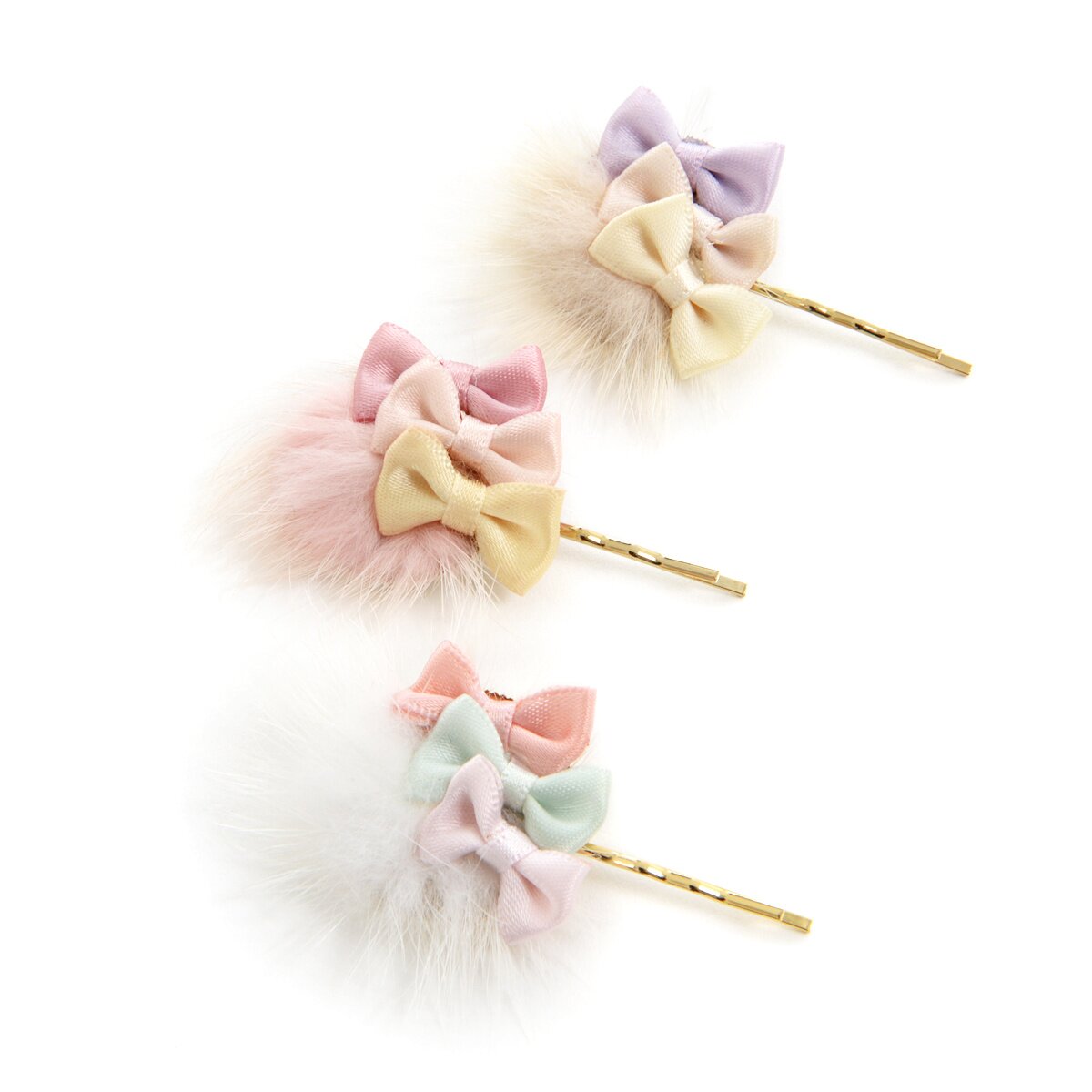 Le cocone Fur Ribbon Hair Pin - Tokyo Otaku Mode (TOM)