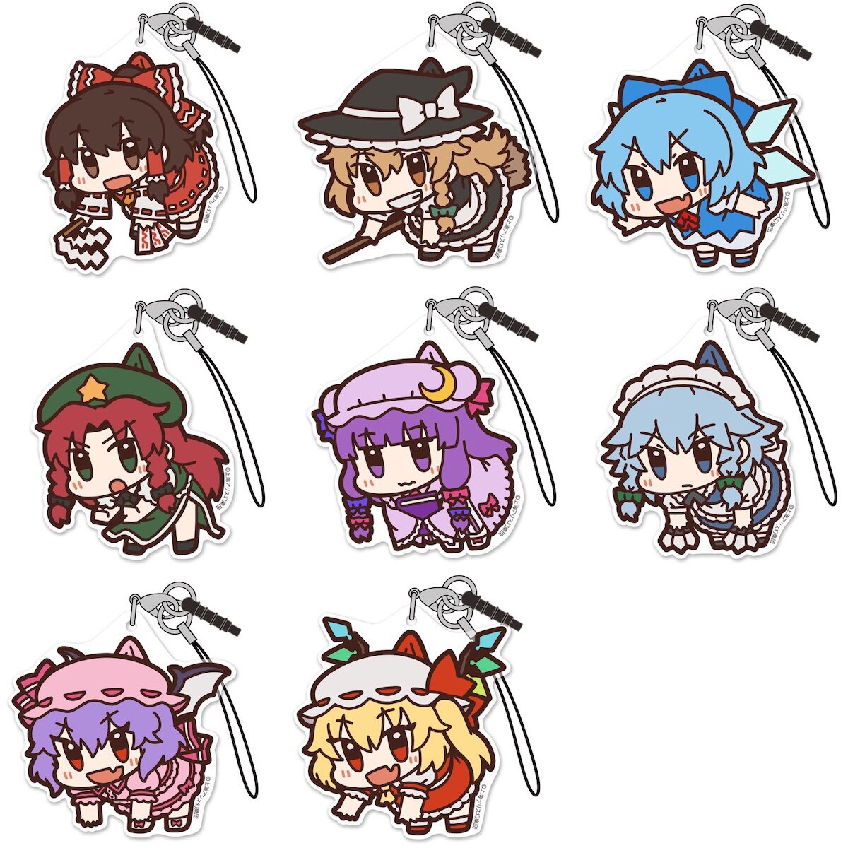 Touhou Tsumamare Acrylic Straps - Tokyo Otaku Mode (TOM)