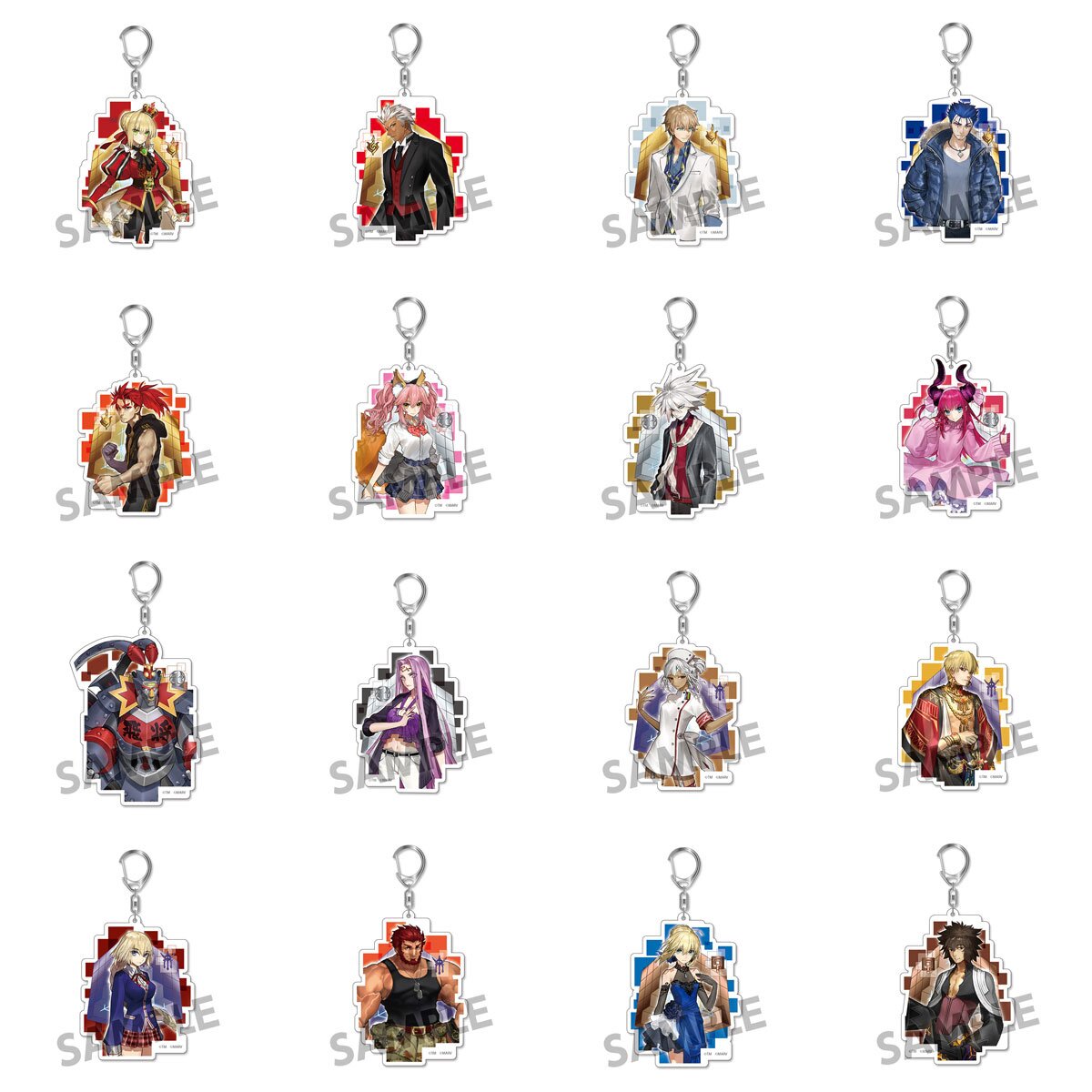 Fate/Extella Acrylic Keychains Vol. 2 - Tokyo Otaku Mode (TOM)