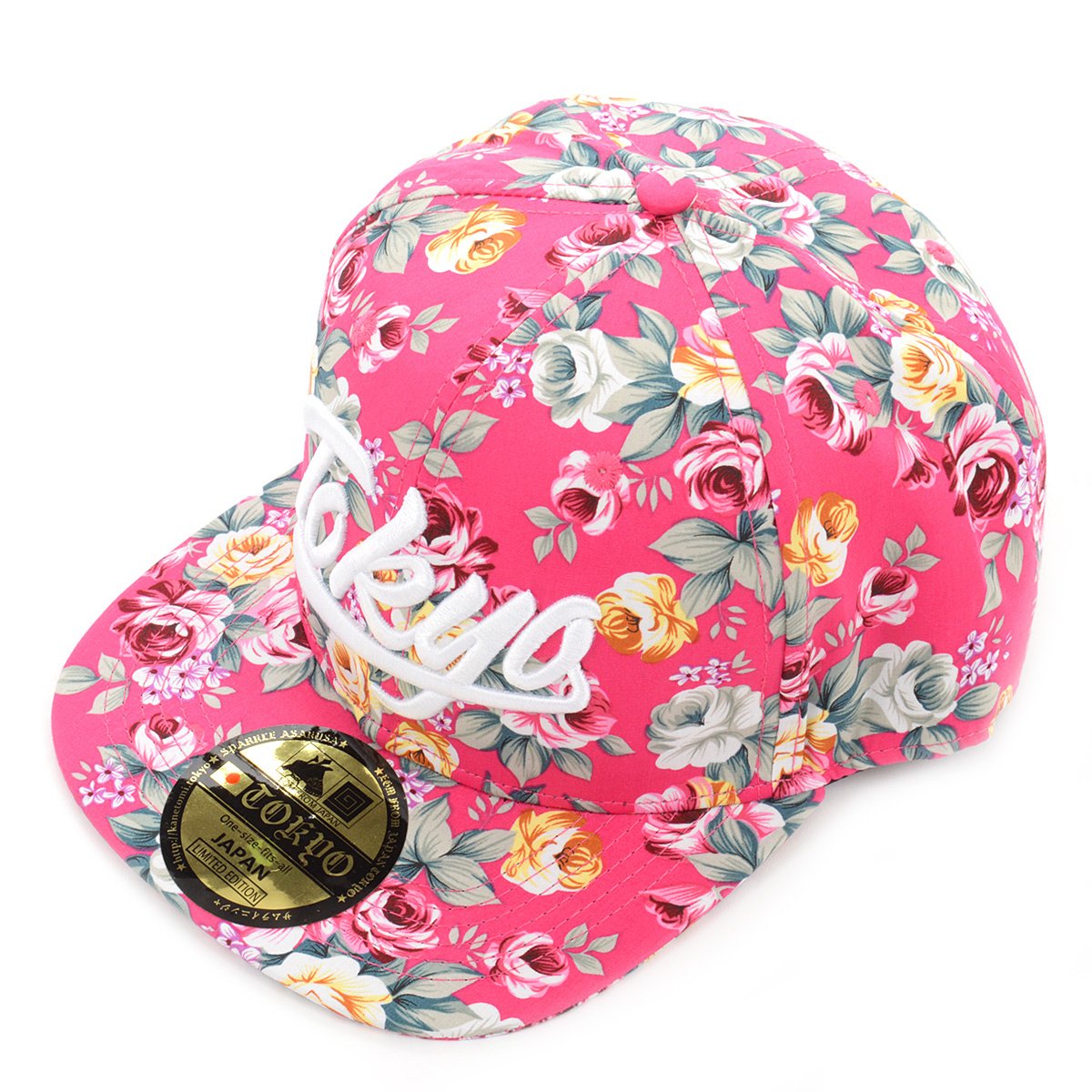 100% Cotton Tokyo Flower Pattern Hat - Tokyo Otaku Mode (TOM)