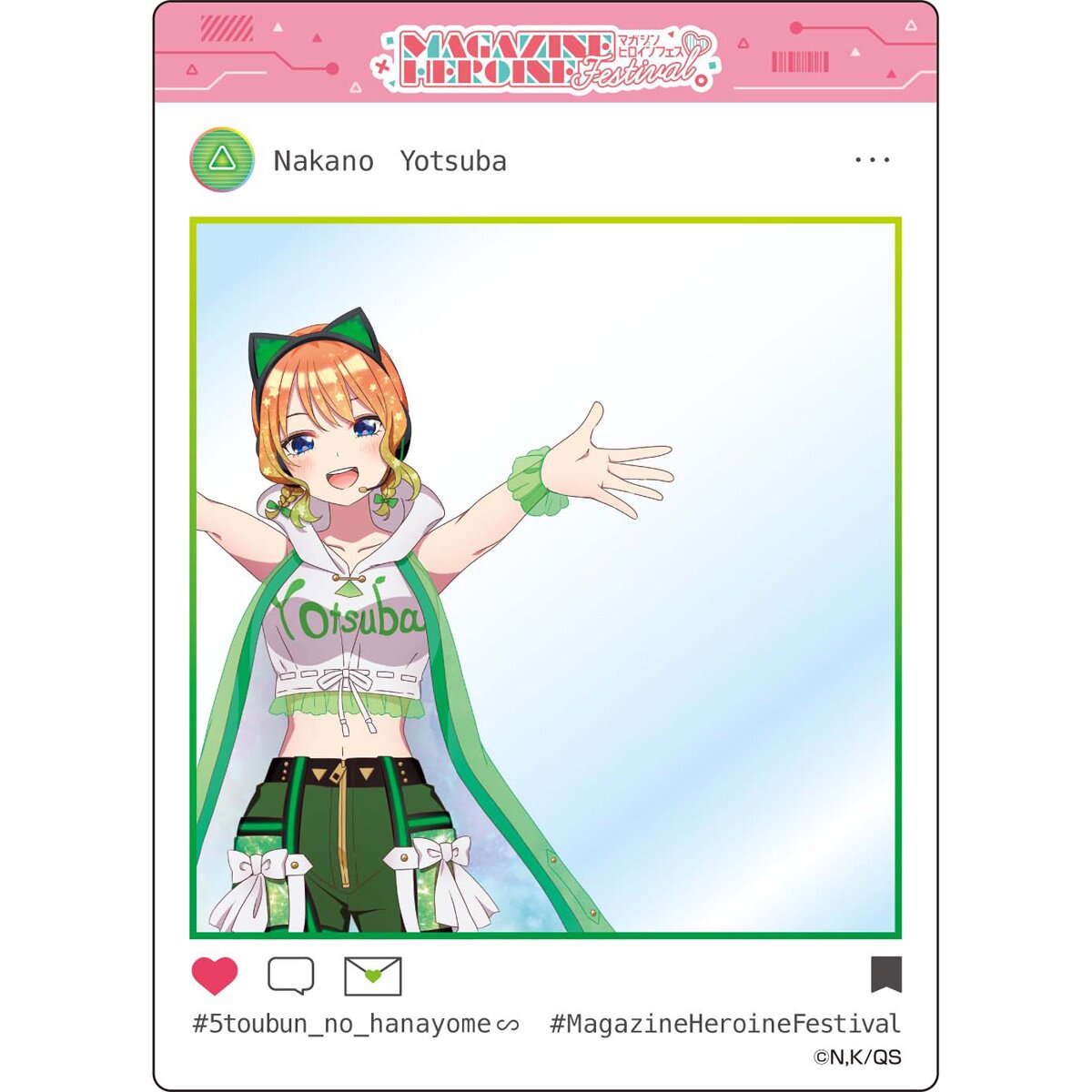 Magical Heroine Fes The Quintessential Quintuplets ∽ Clear Card Set ...