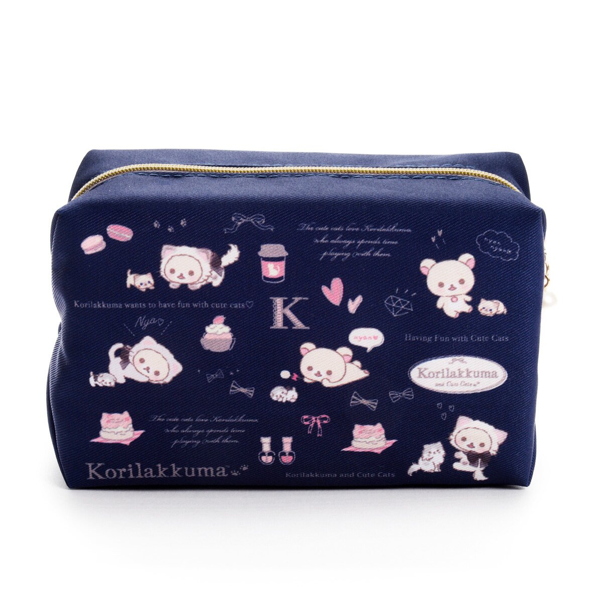 Rilakkuma Korilakkuma and Cute Cats Pouch - Tokyo Otaku Mode (TOM)