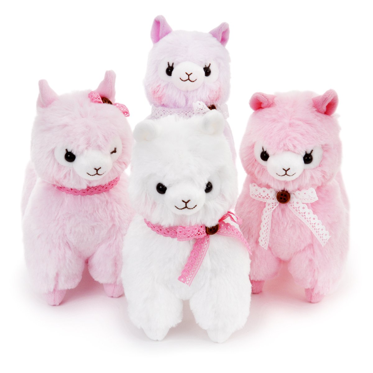 Alpacasso Girly Lace Ribbon Alpaca Plush Collection (Standard) - Tokyo ...