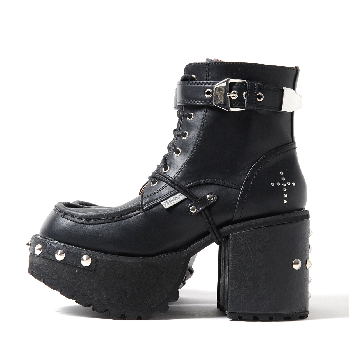 YOSUKE 2015SS Studded Cross Laced Boots: YOSUKE - Tokyo Otaku Mode (TOM)