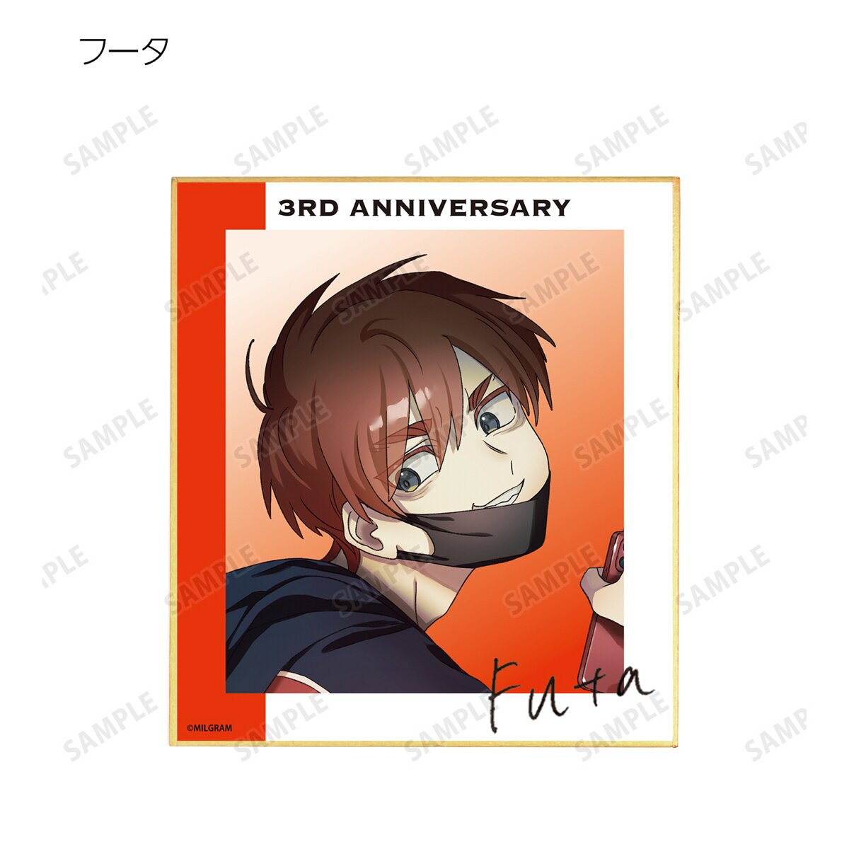 Milgram 3rd Anniversary Ver. Trading Mini Shikishi Board Complete Box ...
