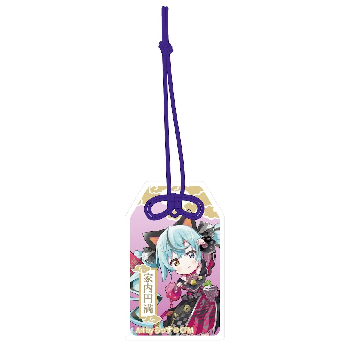 Hatsune Miku x Lucky Cat Good-Luck Charm Style Acrylic Keychain Art by ...