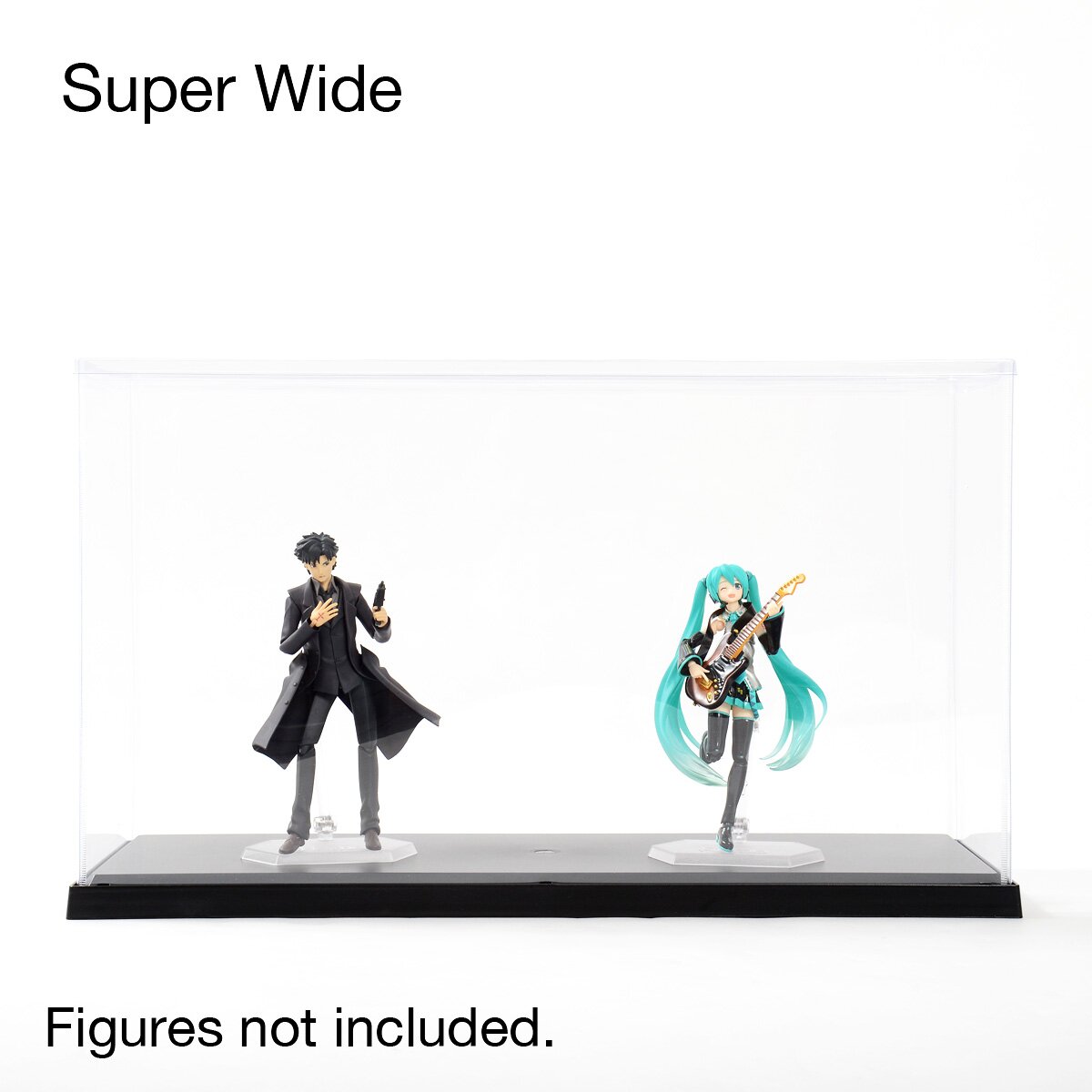 Plastic Model Display Case Rectangular Black - Tokyo Otaku Mode (TOM)