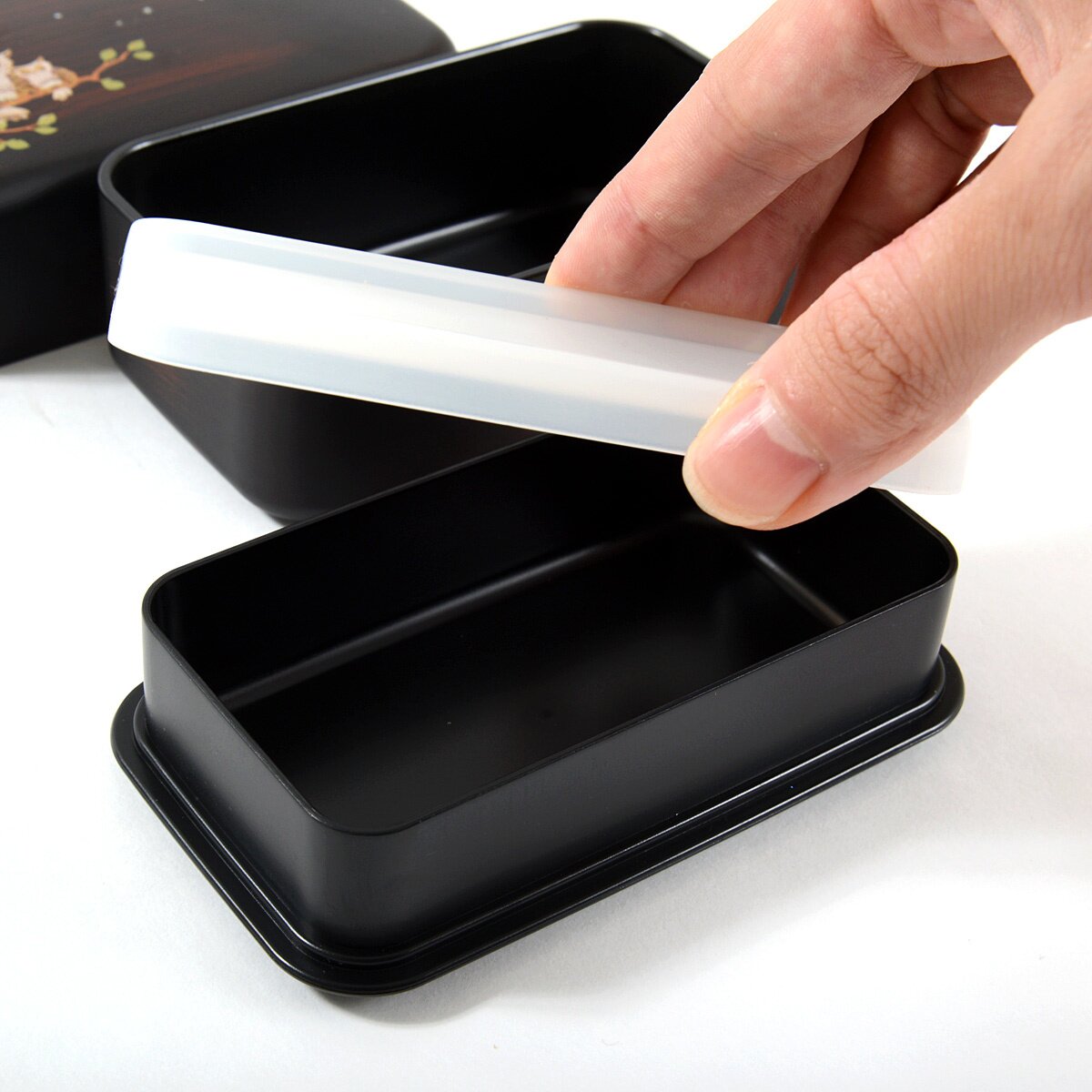 Maki-e Owl 2-Tier Mini Bento Box - Tokyo Otaku Mode (TOM)