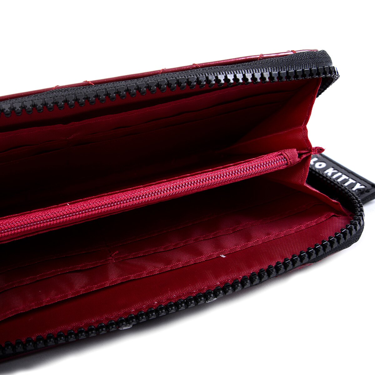 Hello Kitty Maroon Half-Zip Wallet: Sanrio - Tokyo Otaku Mode (TOM)