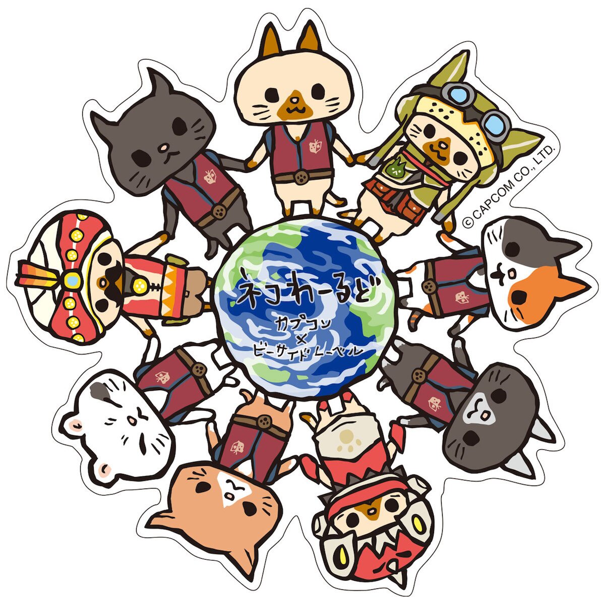 Capcom x B-Side Label Monster Hunter: World Stickers: Capcom - Tokyo ...