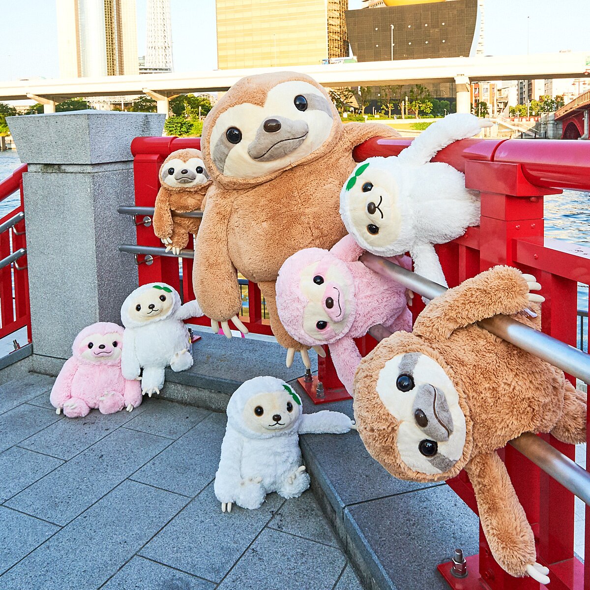 Namakemono no Mikke Mattari Hi Sloth Plush Collection (Big): Amuse ...