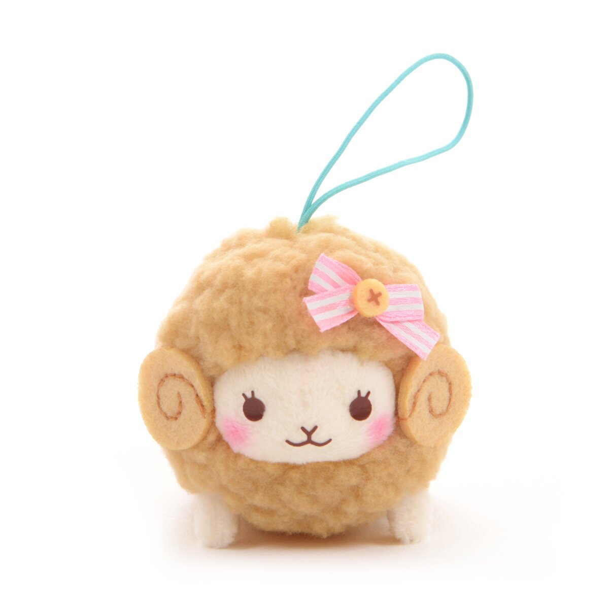 Fuwa-moko Natural Wooly Sheep Mini Strap Plush Collection - Tokyo Otaku ...