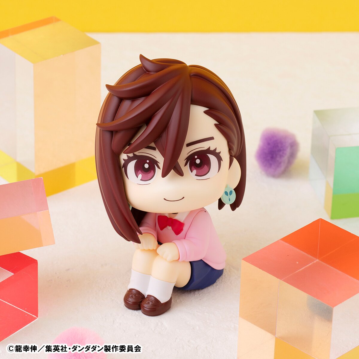 Look Up Series TV Anime Dan Da Dan Momo & Okarun Set w/ Bonus Cushions ...