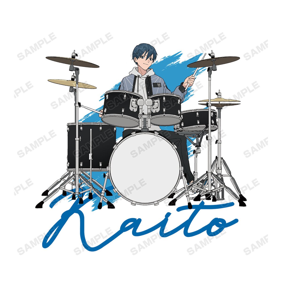 Piapro Characters Kaito: Band Ver. Art by tarou2 Women's T-Shirt ...
