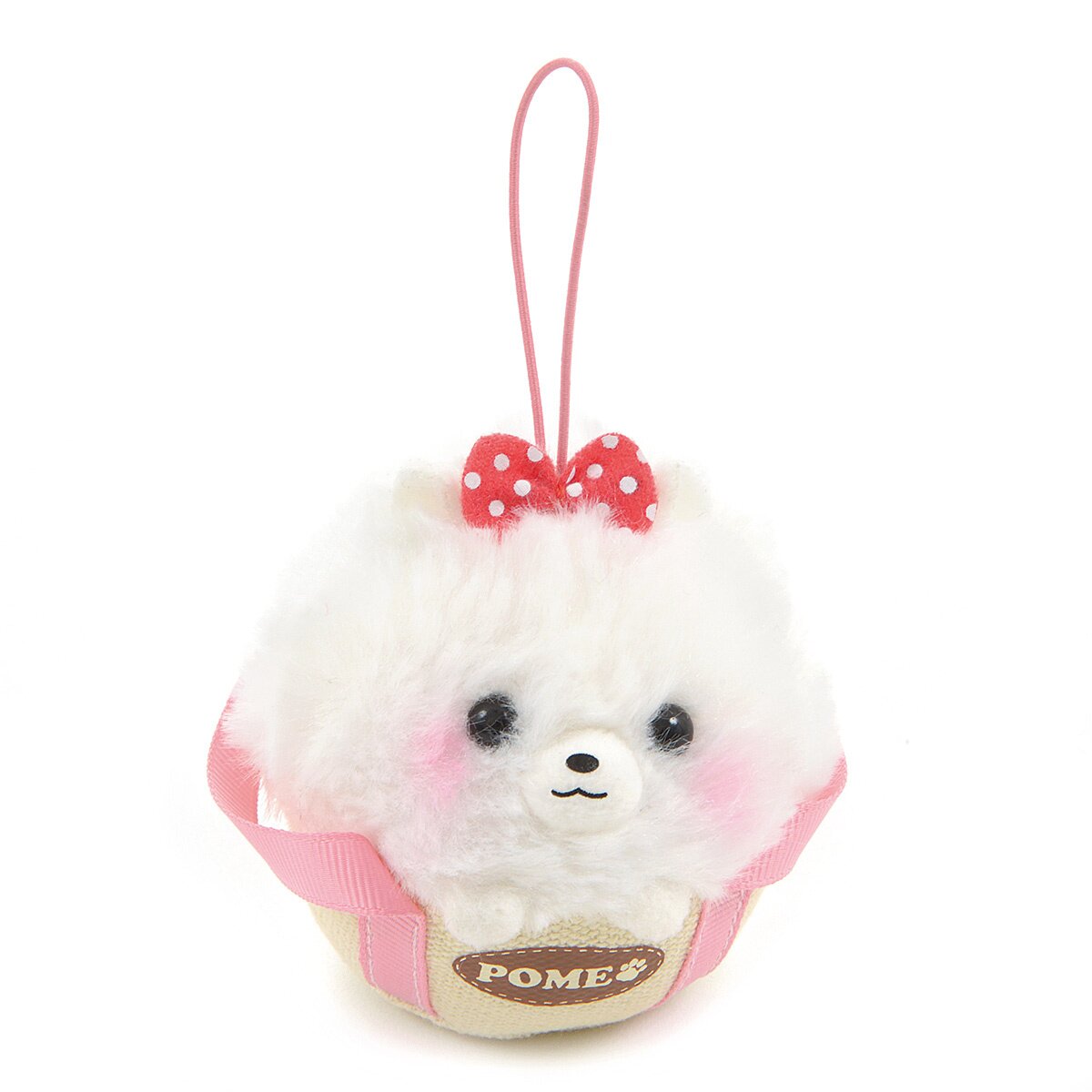 Fuwa-mofu Pometan Trip in a Bag Dog Plush Collection (Mini Strap) - Tokyo Otaku Mode (TOM)