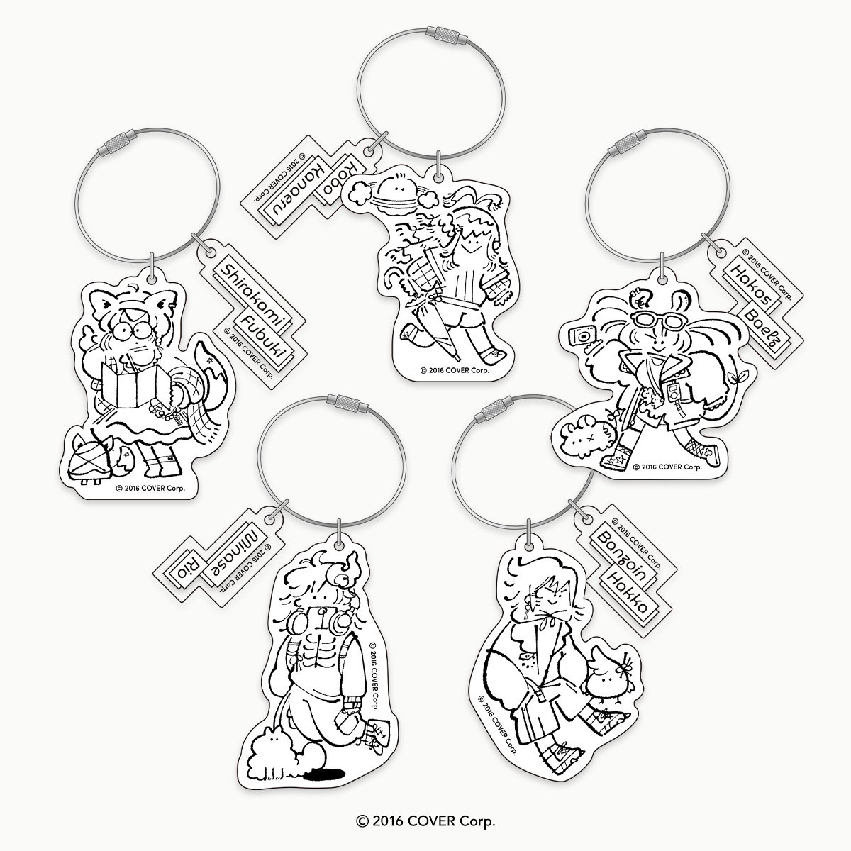hololive Meet Deformed Illustration Double Acrylic Keychain 100% OFF ...