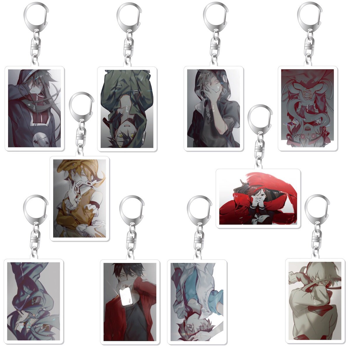 Kagerou Project Sidu Artworks Kagerou Days Ver. Acrylic Keychain ...