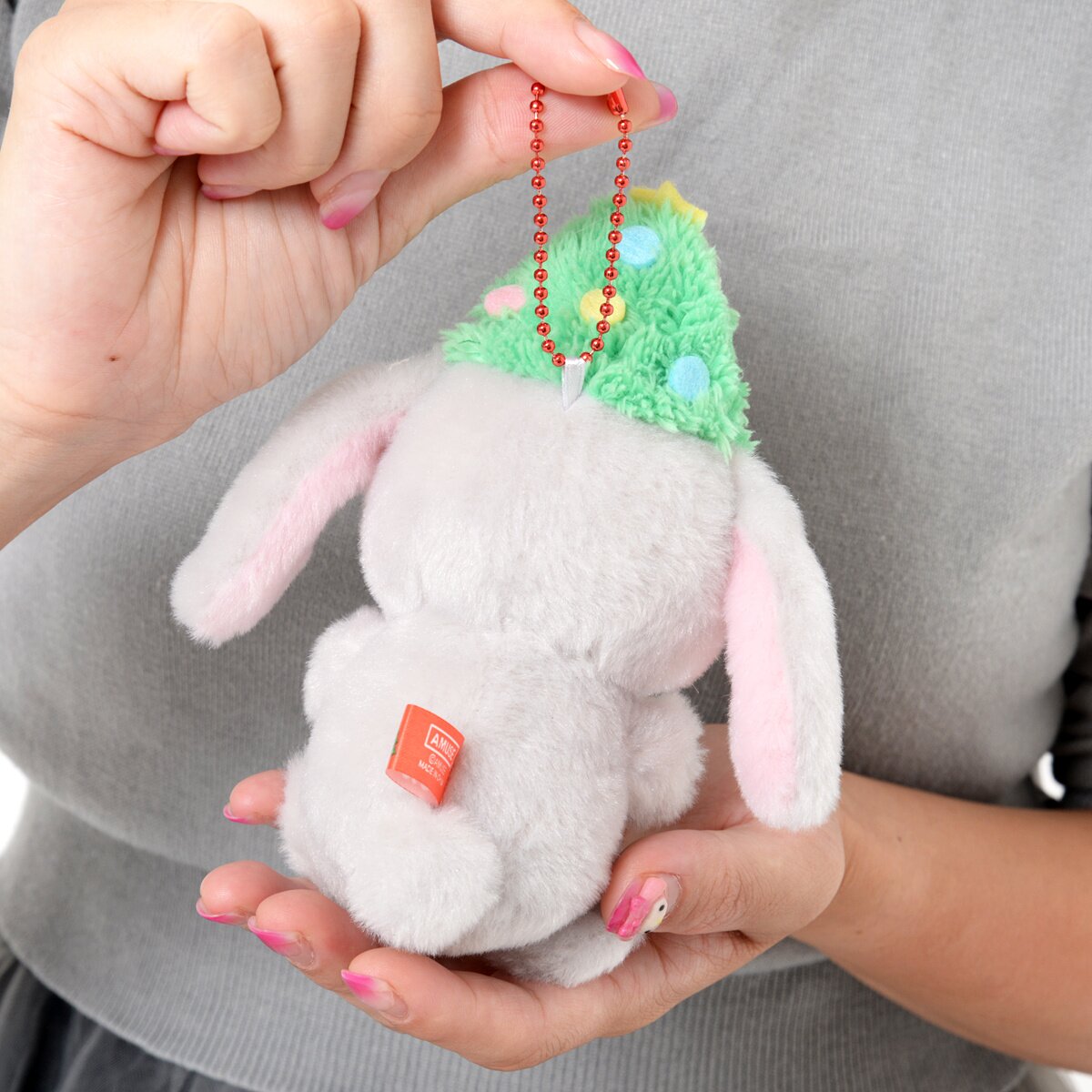 Pote Usa Loppy Merry Christmas Rabbit Plush Collection (Ball Chain ...