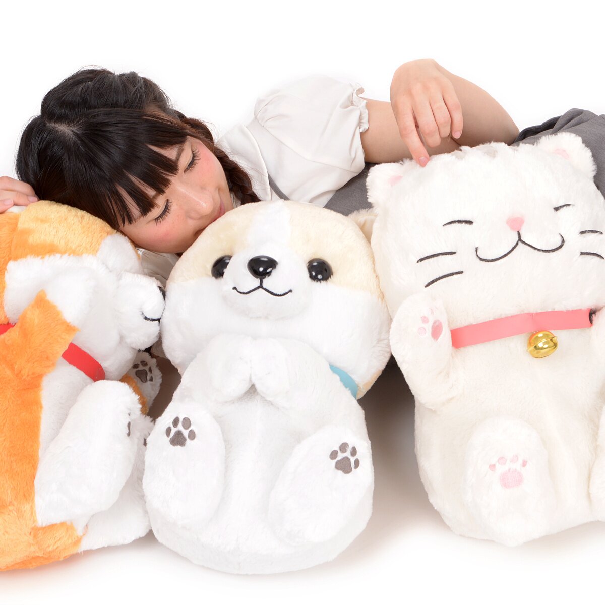 Dokodemo Nekkorogari Tai Animal Plush Collection (Big): Amuse - Tokyo ...
