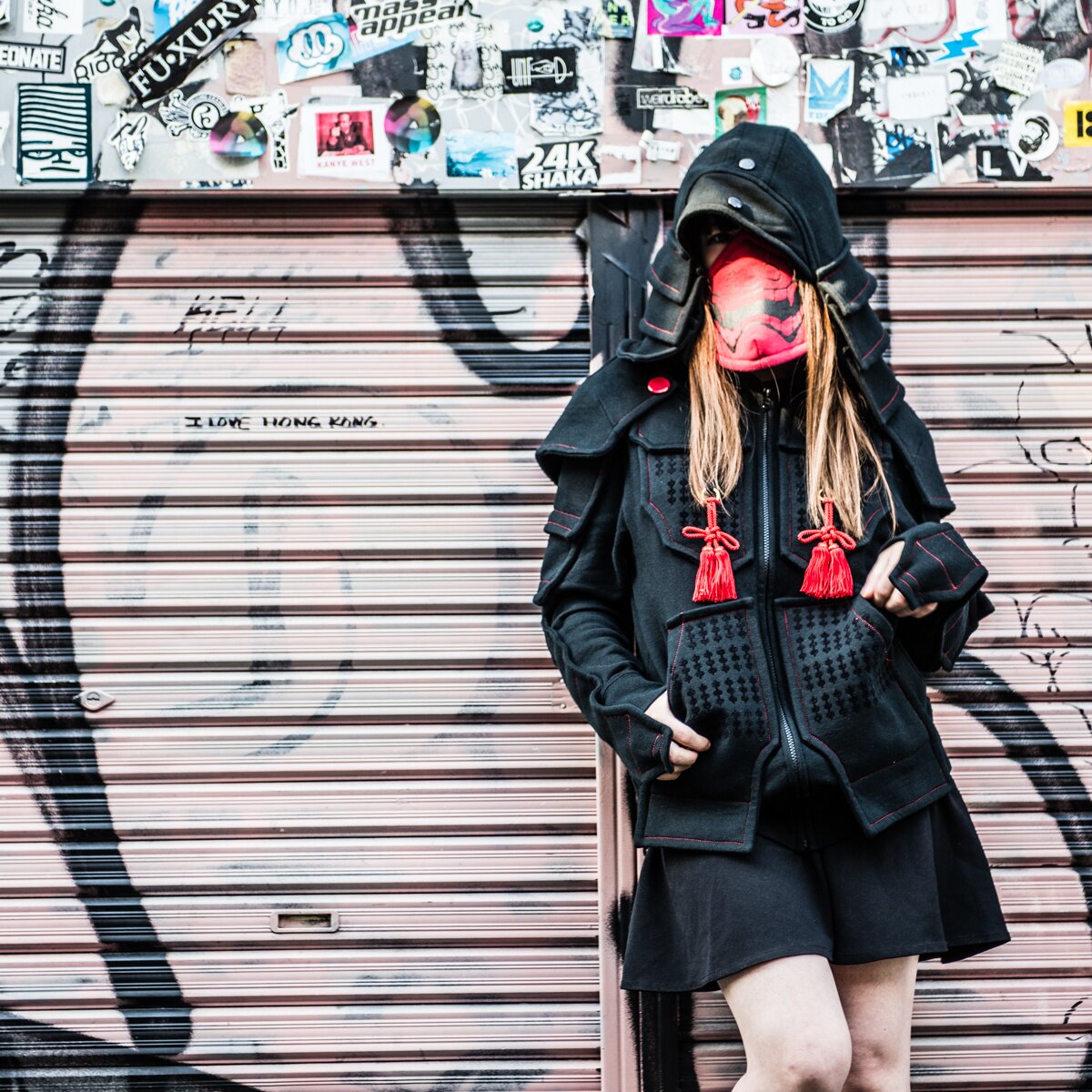 Samurai Armor Hoodie Set ＜Black＞ - Tokyo Otaku Mode (TOM)