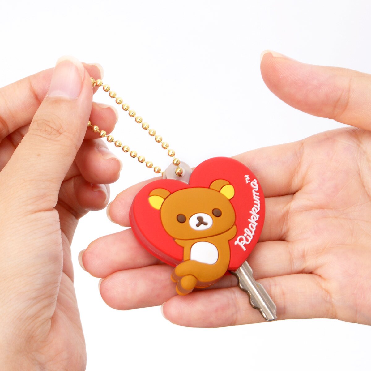 Rilakkuma Heart Key Cover Pair - Rilakkuma & Korilakkuma: San-X - Tokyo ...