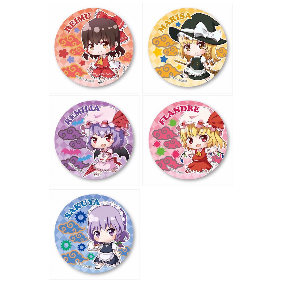 Touhou Teku Toko Badge Part 2 - Tokyo Otaku Mode (TOM)