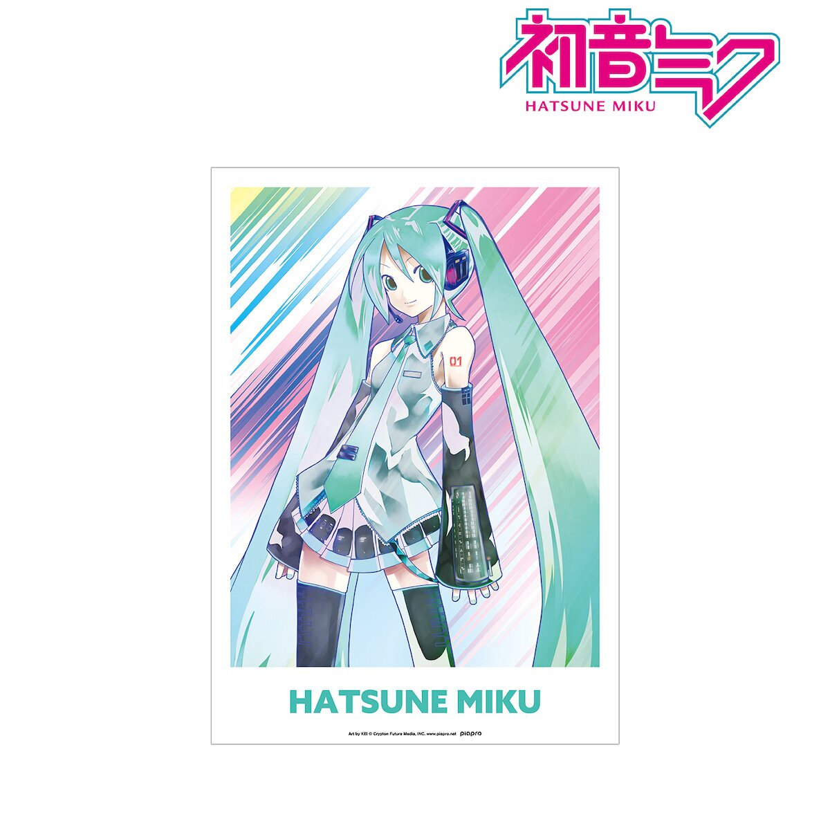 Hatsune Miku Ani-Art A3-Size Mat Effect Poster Collection Vol. 3 ...